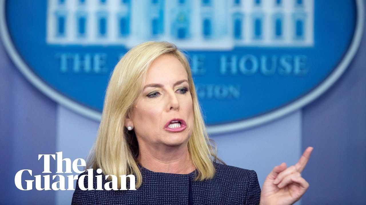 Homeland secretary defends immigration policy on separating children ...