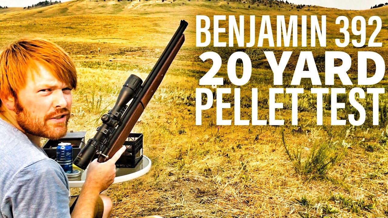Benjamin 392 - 20 Yard Pellet Test - YouTube