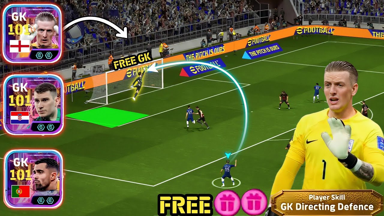 FREE GK J. PICKFORD + D.Costa Show Time | NEW GK Directing Defence ...
