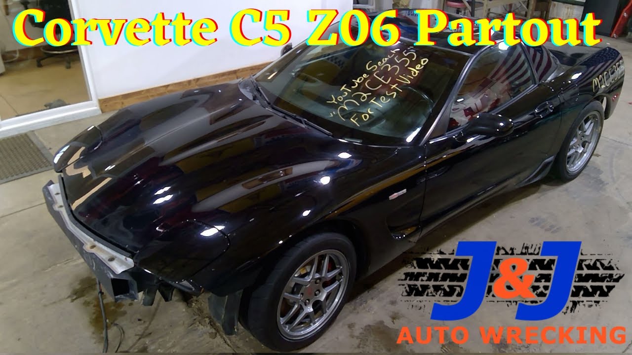 2002 Chevy C5 Corvette Z06 LS6 Engine Test Video Part Out M2CE355 - YouTube