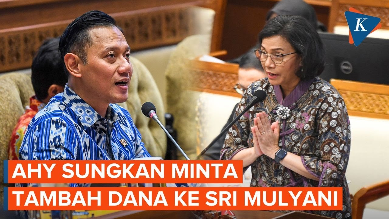 Saat AHY Sungkan Minta Tambahan Dana ke Sri Mulyani - YouTube