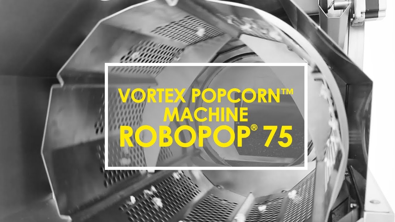 Vortex Popcorn™ machine Robopop® 75 ! NEW! - YouTube