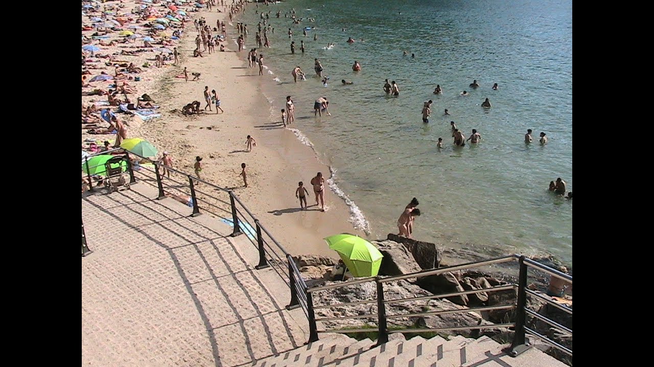 Visitando las Playas de Marin, Galicia, España - YouTube