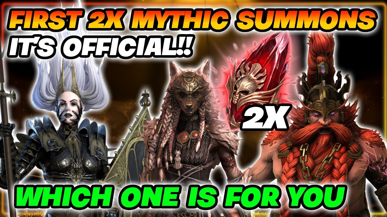 BREAKDOWN OVERVIEW ON ALL MYTHICAL CHAMPS FOR UPCOMING 2X PRIMAL ...