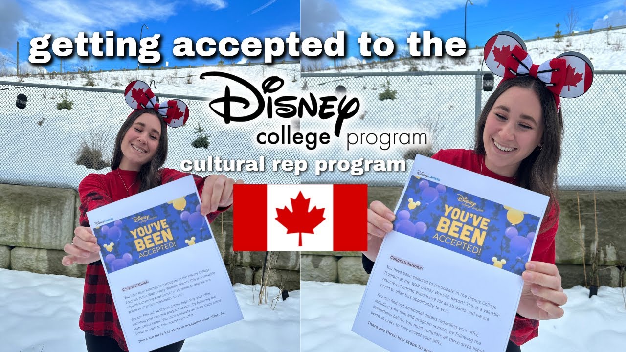 getting accepted into the disney college program | CRP - YouTube