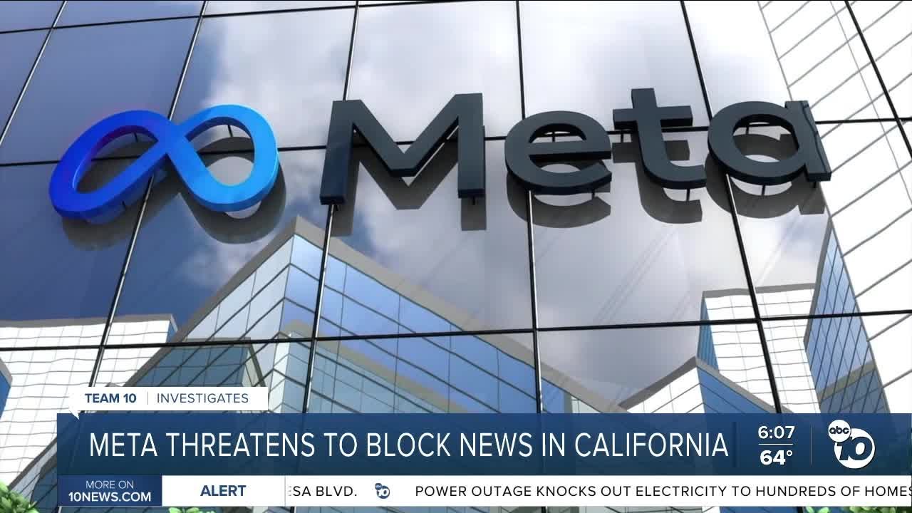 Meta threatens to restrict news in California if state bill passes ...
