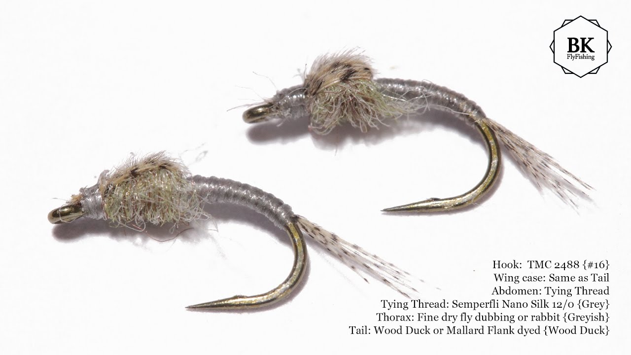 Tying Original "WD-40" - Mark Engler - Midge/BWO Emerger by BK - YouTube
