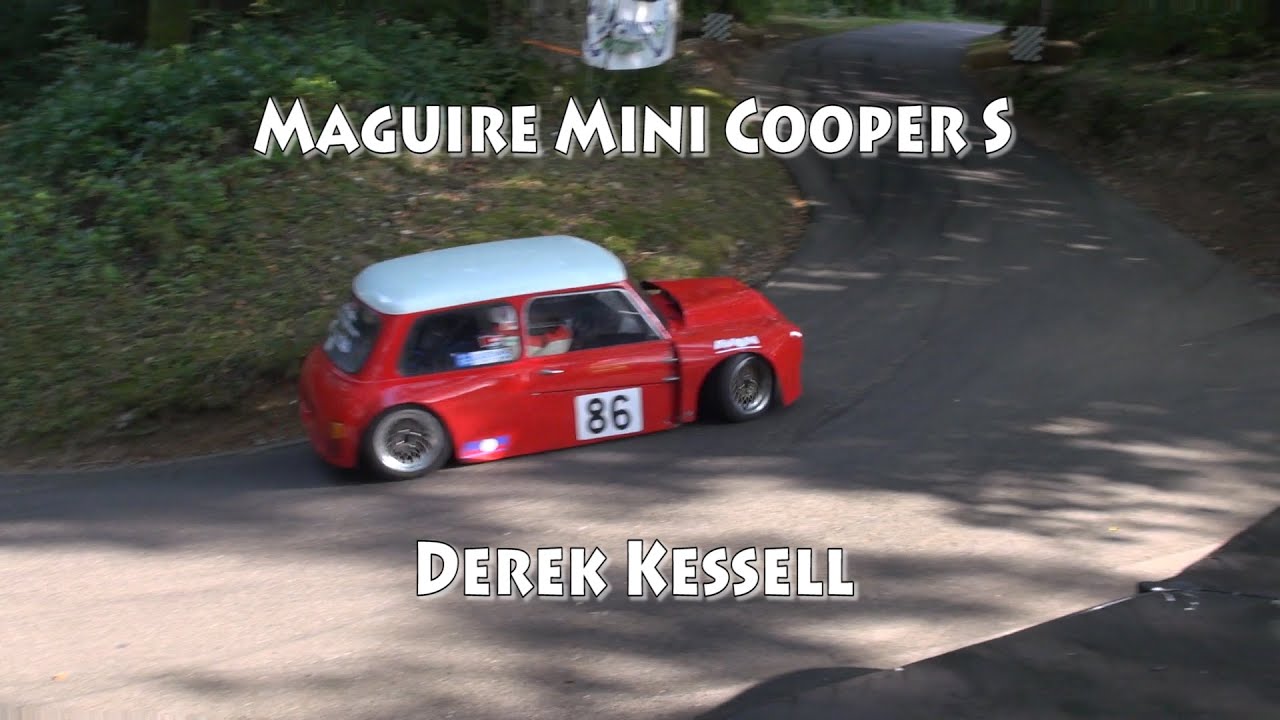 Maguire Mini Cooper S at the 5 clubs hillclimb meeting Wiscombe Park ...