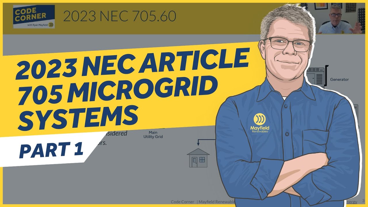 2023 NEC Article 705 Microgrid Systems - Part 1 - YouTube