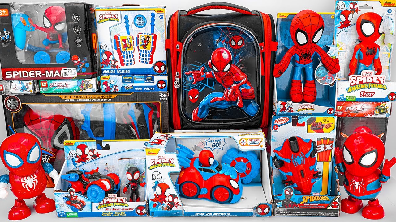 Spider-Man Toy Collection Unboxing Review| Spidey and His Amazing ...