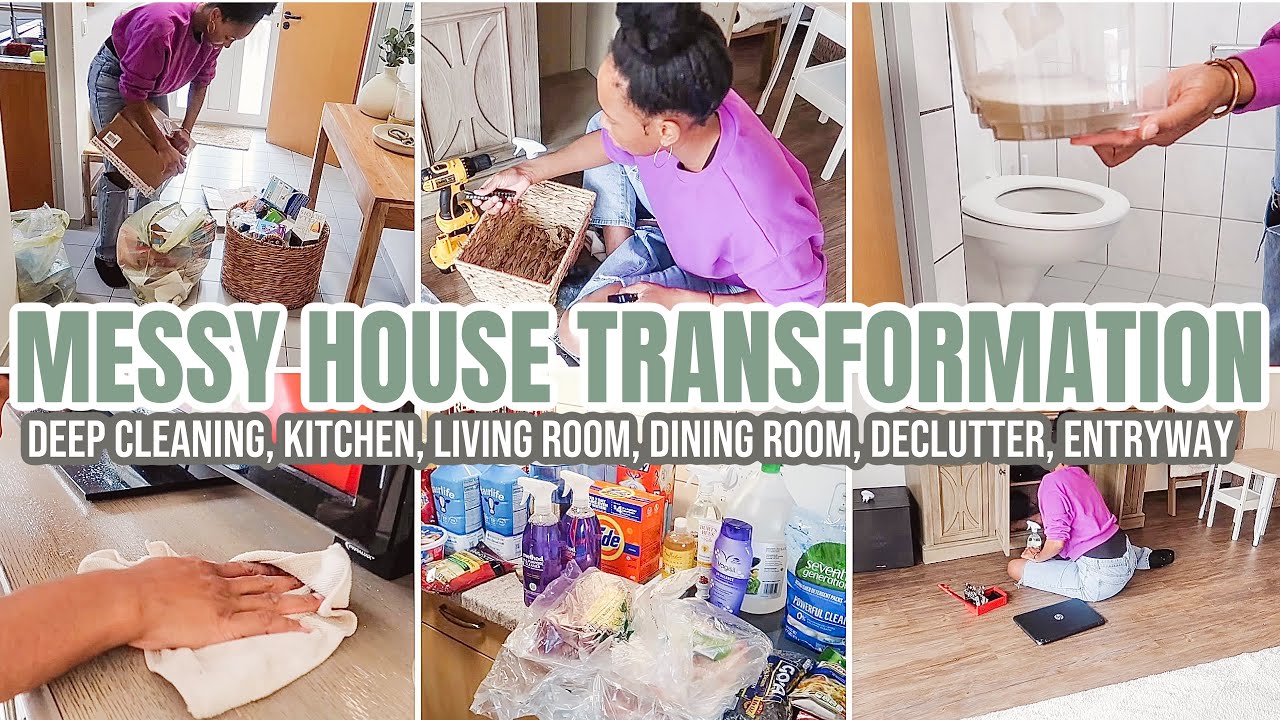 MESSY HOUSE TRANSFORMATION | CLEAN WITH ME | 2022 EXTREME CLEANING ...