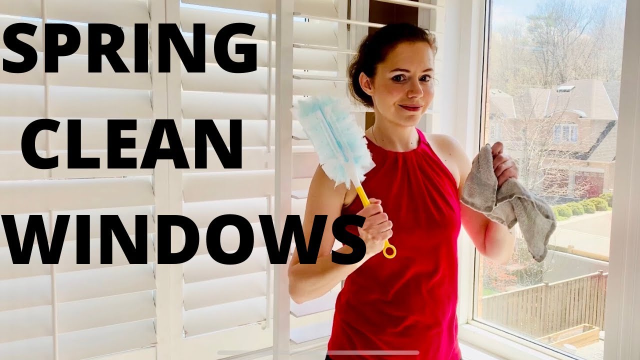 Cleaning windows (inside) | Clean with me | Spring cleaning - YouTube