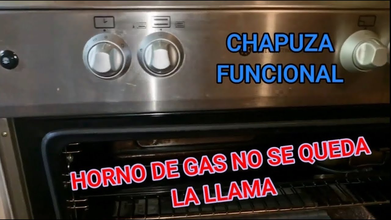 Horno de gas enciende la llama y cuando suelto se apaga en cocina de ...