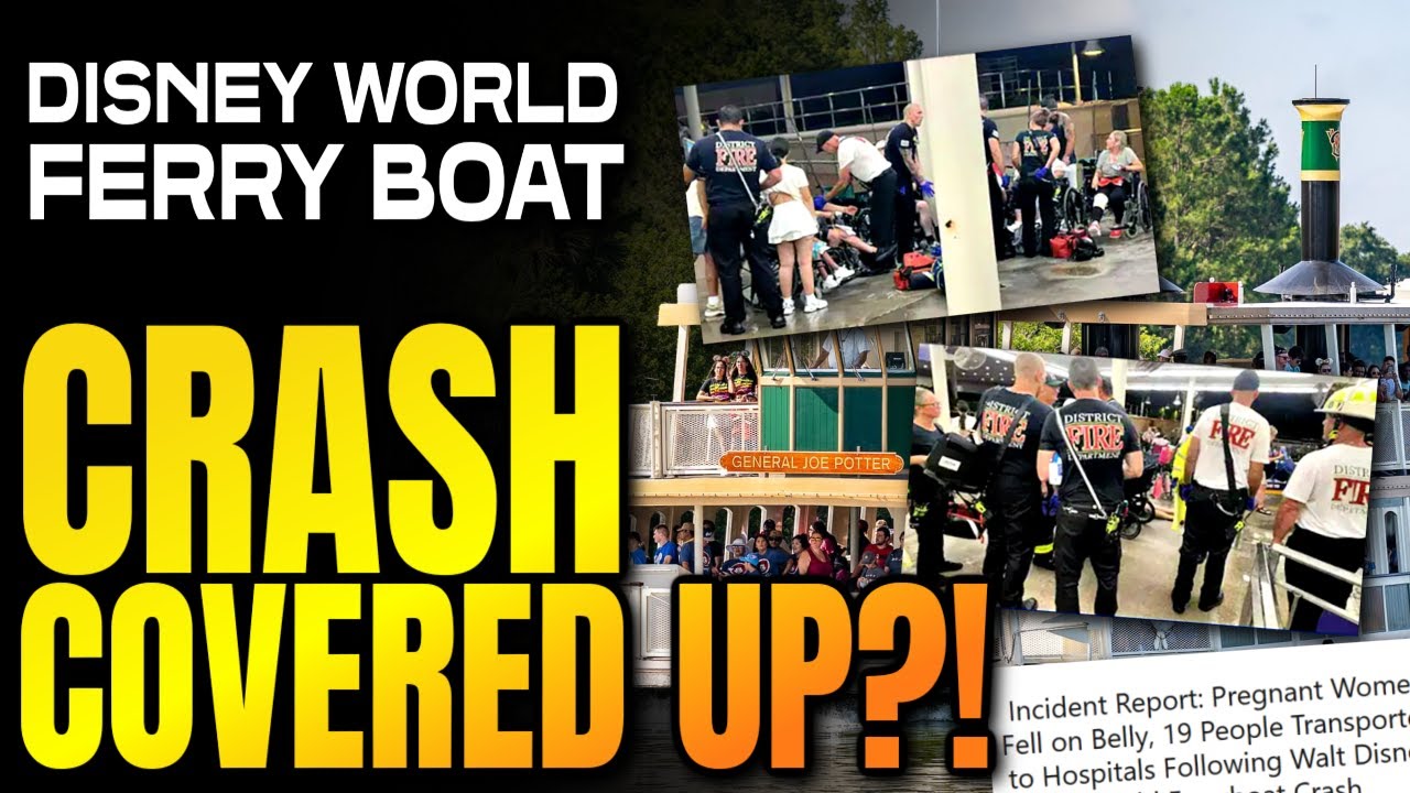 Disney World Ferry Boat CRASH Covered Up?! Four Hospitals, Broken Bones ...