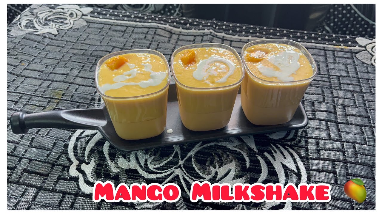 Mango Milkshake | मैंगो मिल्कशेक | Andaman Kitchen 🥭 - YouTube