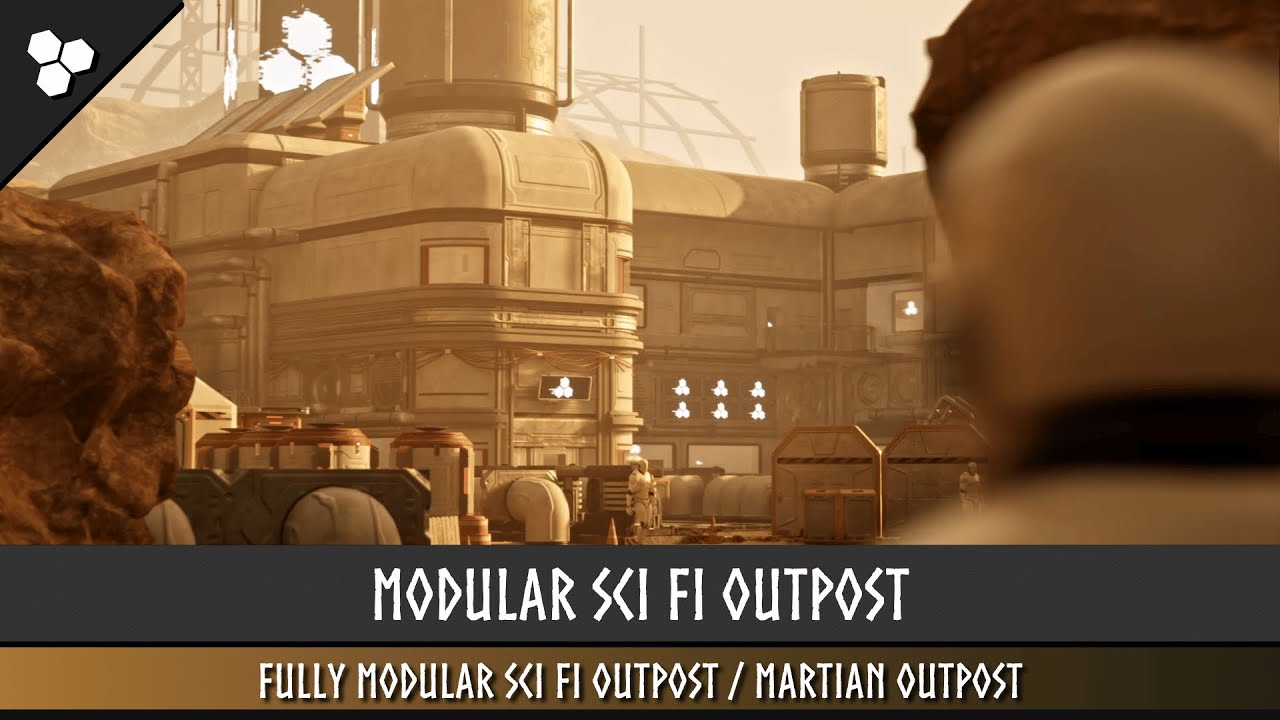 Modular Sci Fi Outpost: Unreal Engine Marketplace Showcase - YouTube