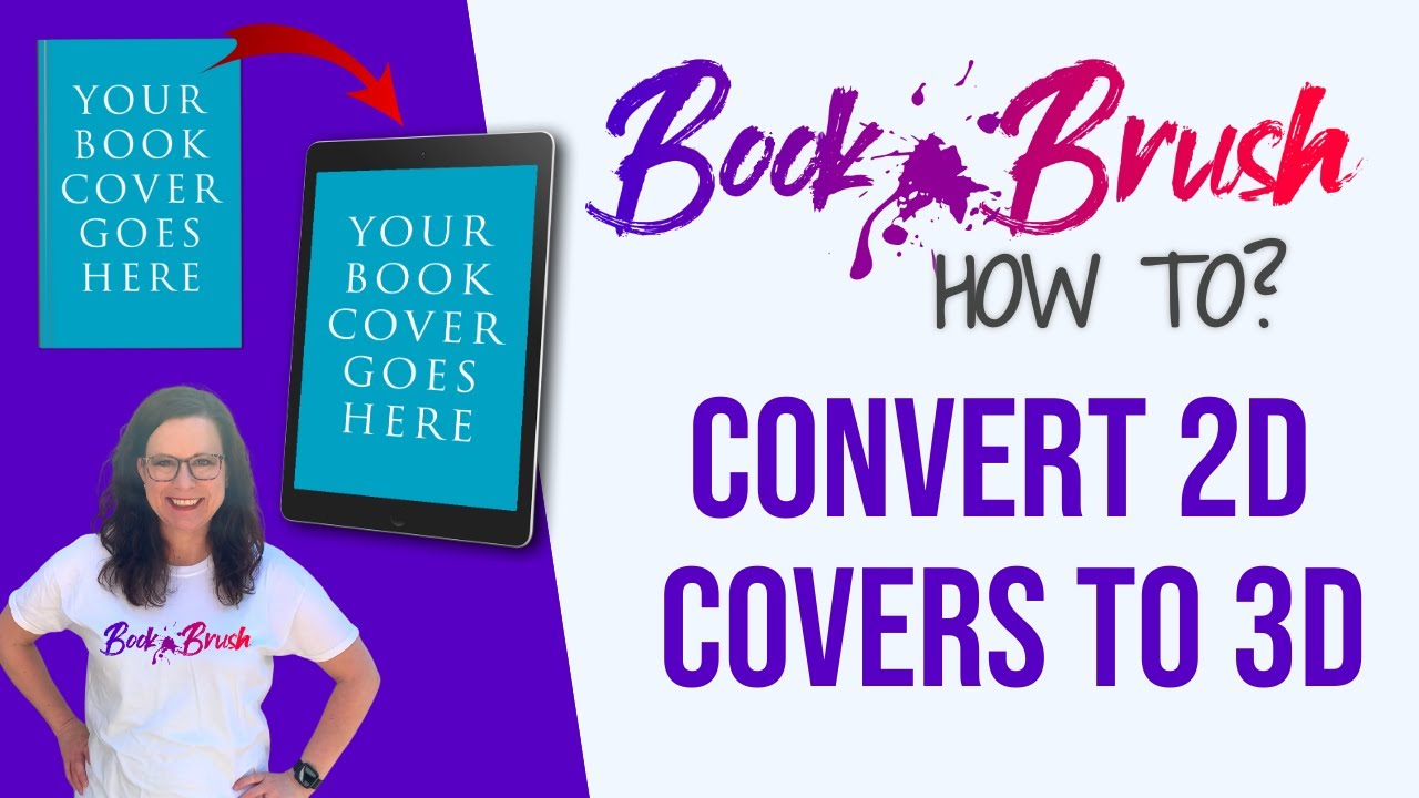 HOW TO? 📗 Convert Your 2D Book Cover to an AWESOME 3D Book Cover with ...