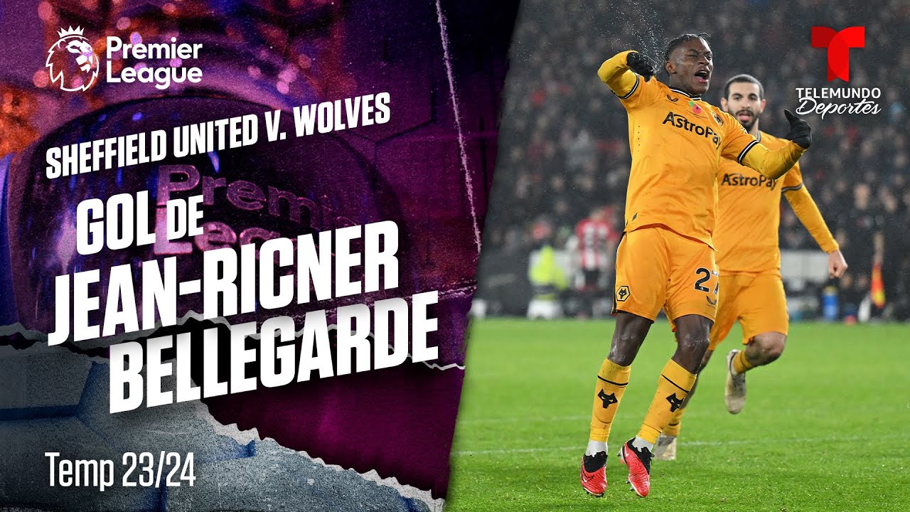Goal Jean-Ricner Bellegarde - Sheffield United v. Wolverhampton 23-24 ...