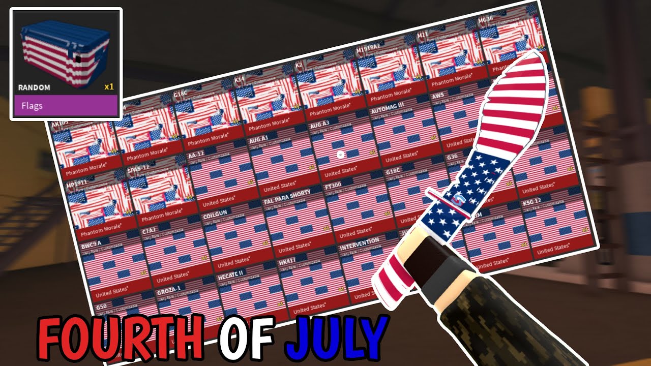 Opening Over 1000 Flag Cases In The New Phantom Forces Update (Fourth ...