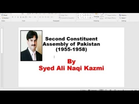 2nd Report of Basic Principle Committee by syed Ali Naqi kazmi - YouTube