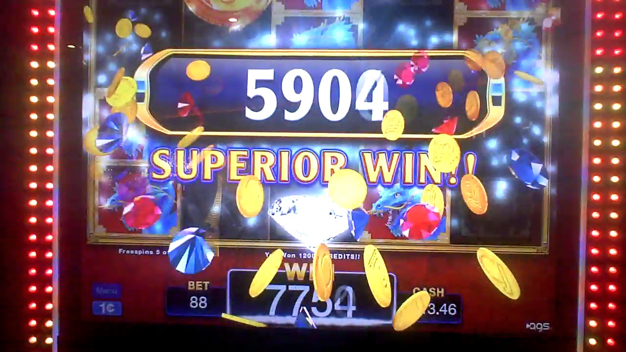 Winter Of The Dragons Slot Machine Bonus - YouTube