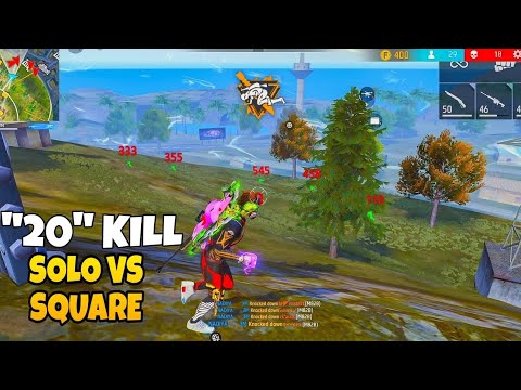 50 KILL CHANGELING IN SOLO VS SQUARE | FREE FIRE - YouTube