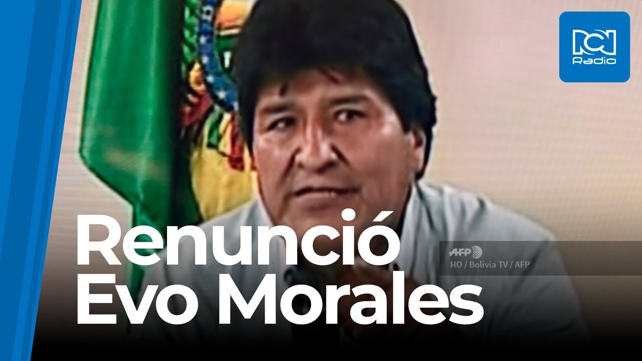 Bolivia En Crisis Renunció Evo Morales Youtube