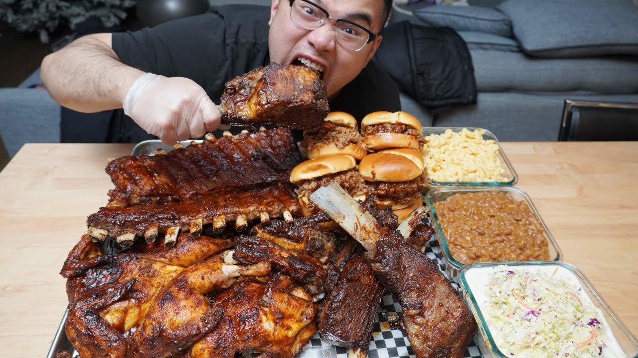 The ULTIMATE BBQ PLATTER Recipe - YouTube