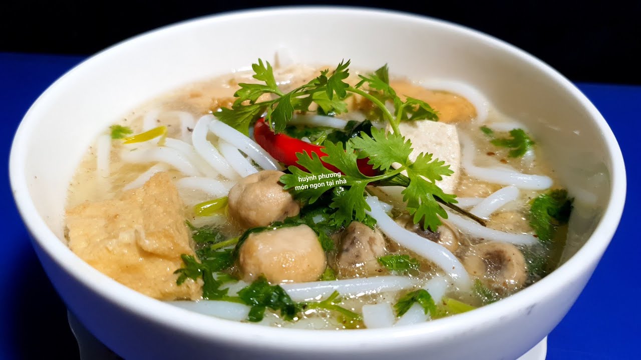 Cách nấu súp chay ngon ngọt đơn giản ăn sáng với bún, mì chay | mon ...