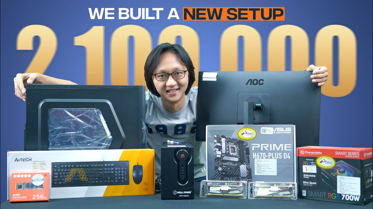 Computer တစ်လုံးကို အစအဆုံးဘယ်လိုဆင်ရလဲသိချင်ရင် ဒီ video ကိုသာကြည့ ...