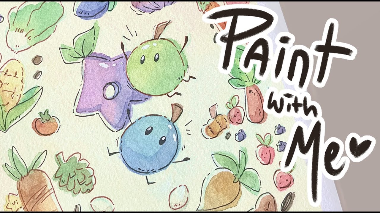 Paint with me / Stardew Valley Junimo 🌾⭐ - YouTube