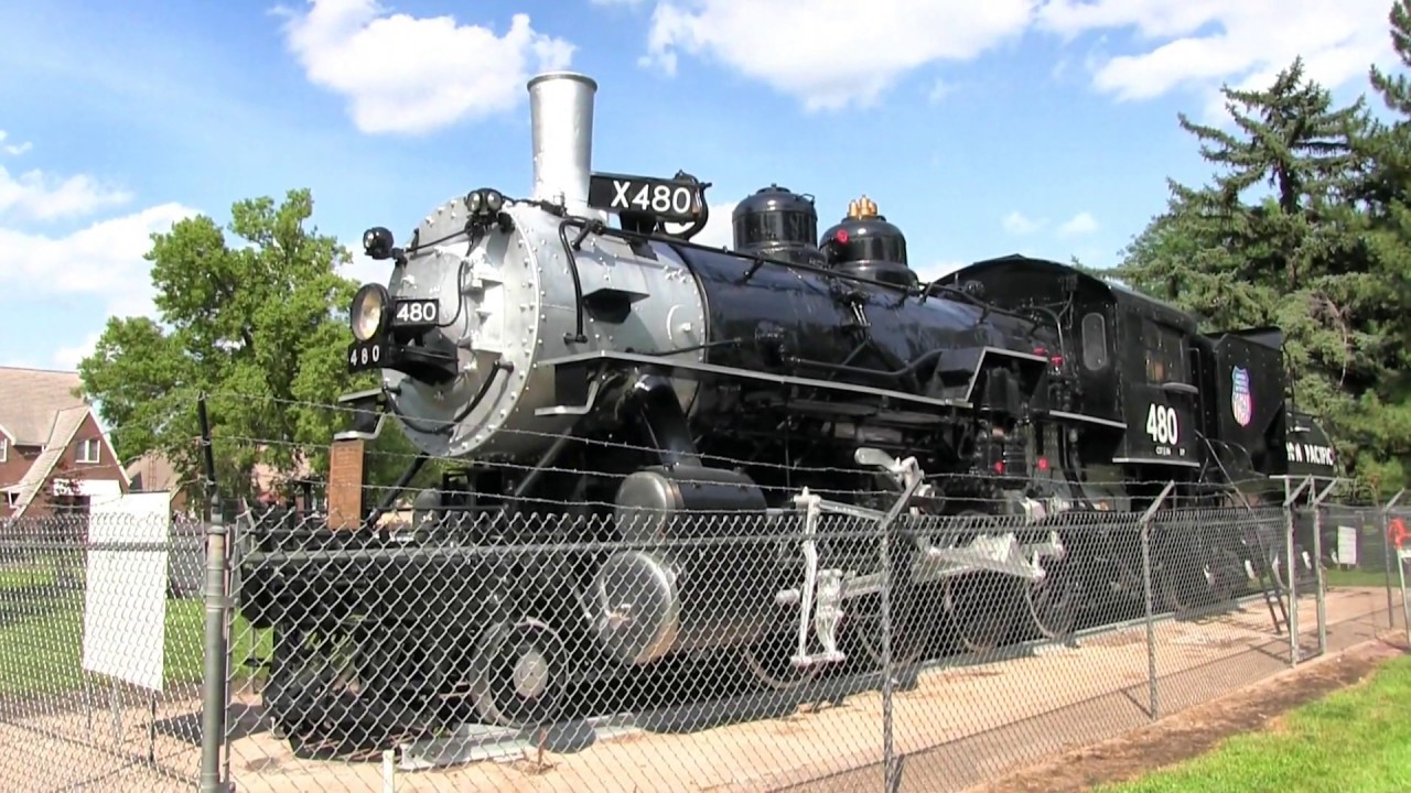 Union Pacific #480 on display North Platte, Nebraska - YouTube