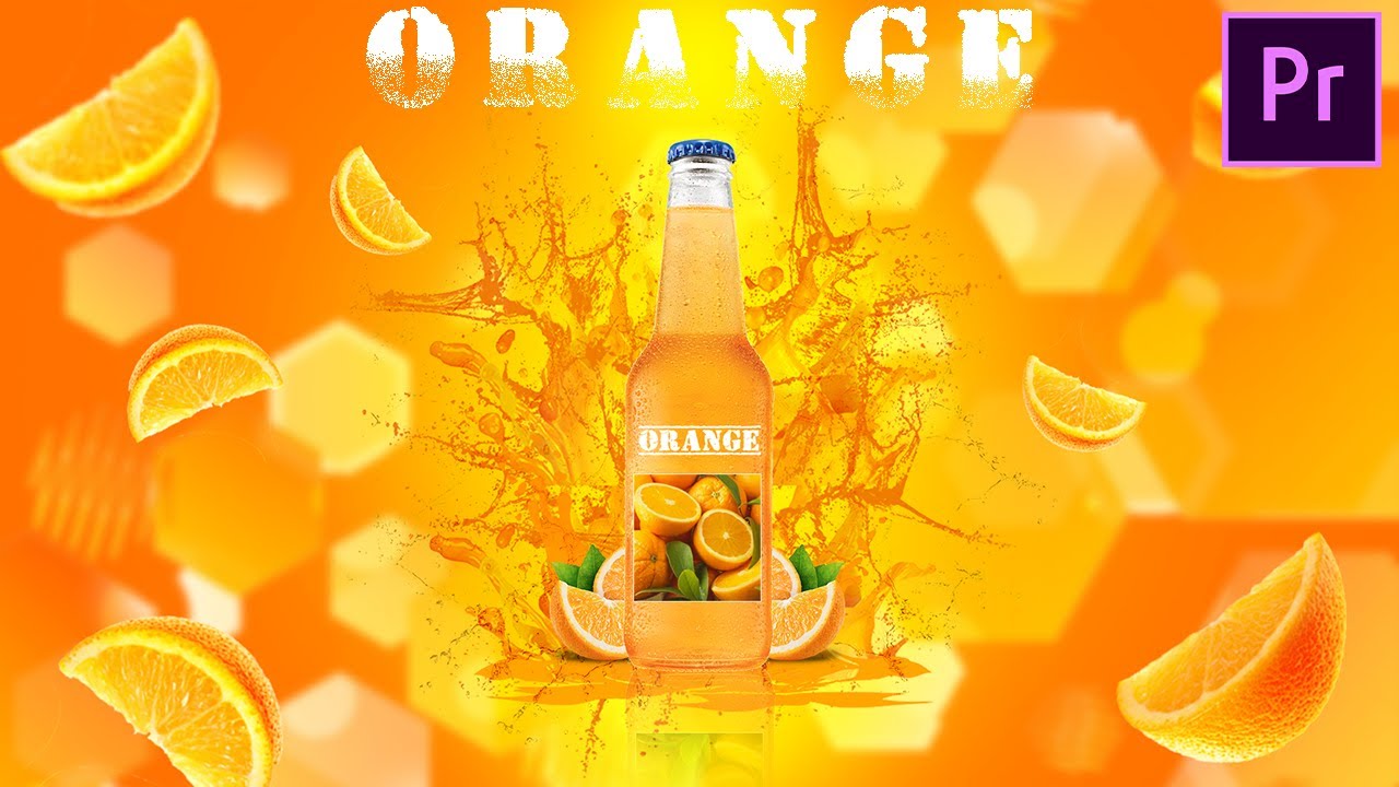How to Create Professional Orange Motion Graphic Ads with Premiere Pro ...