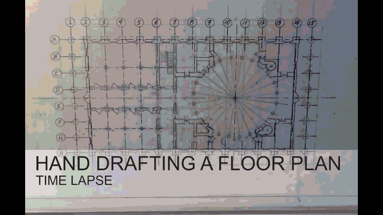 Hand Drafting-Floor Plan - YouTube