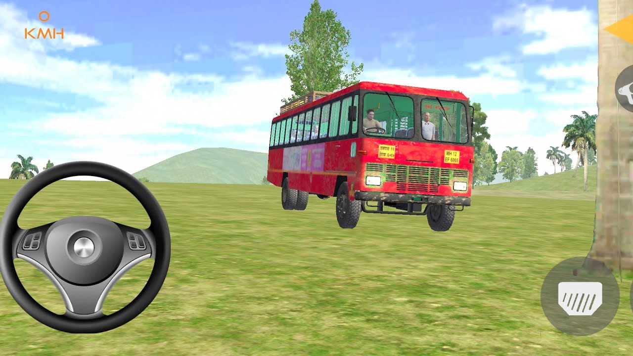 Indian Bus Simulator 3d Gameplay // Indian Sleeper Bus simulator ...