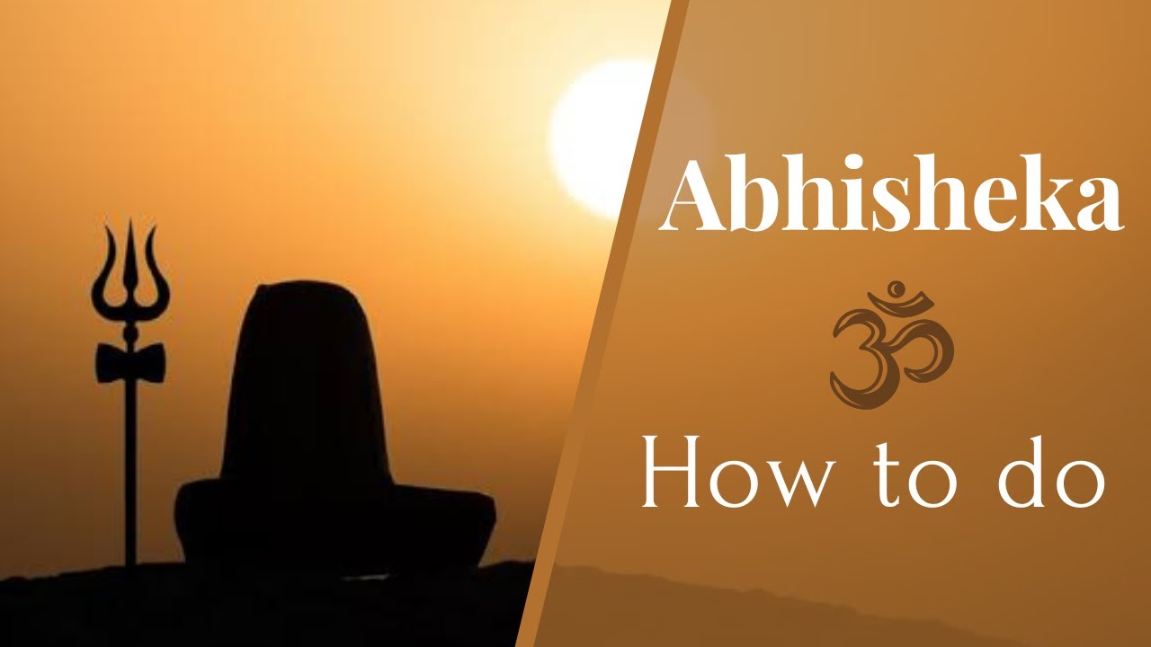 How to do Abhisheka for Lord Shiva (Абхишека) - YouTube