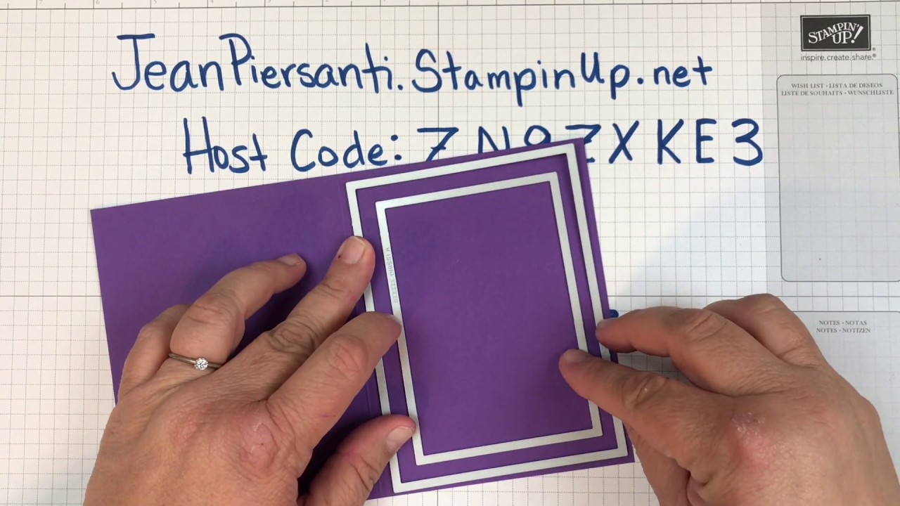 How to make a Quick & Easy Handmade Card - YouTube