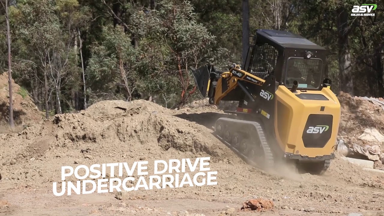 ASV RT-40 Posi-Track Loader - ASV Sales & Service - YouTube