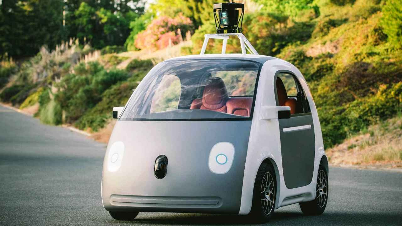 Google Driverless Car - Self-driving Vehicle Video on the Road - YouTube