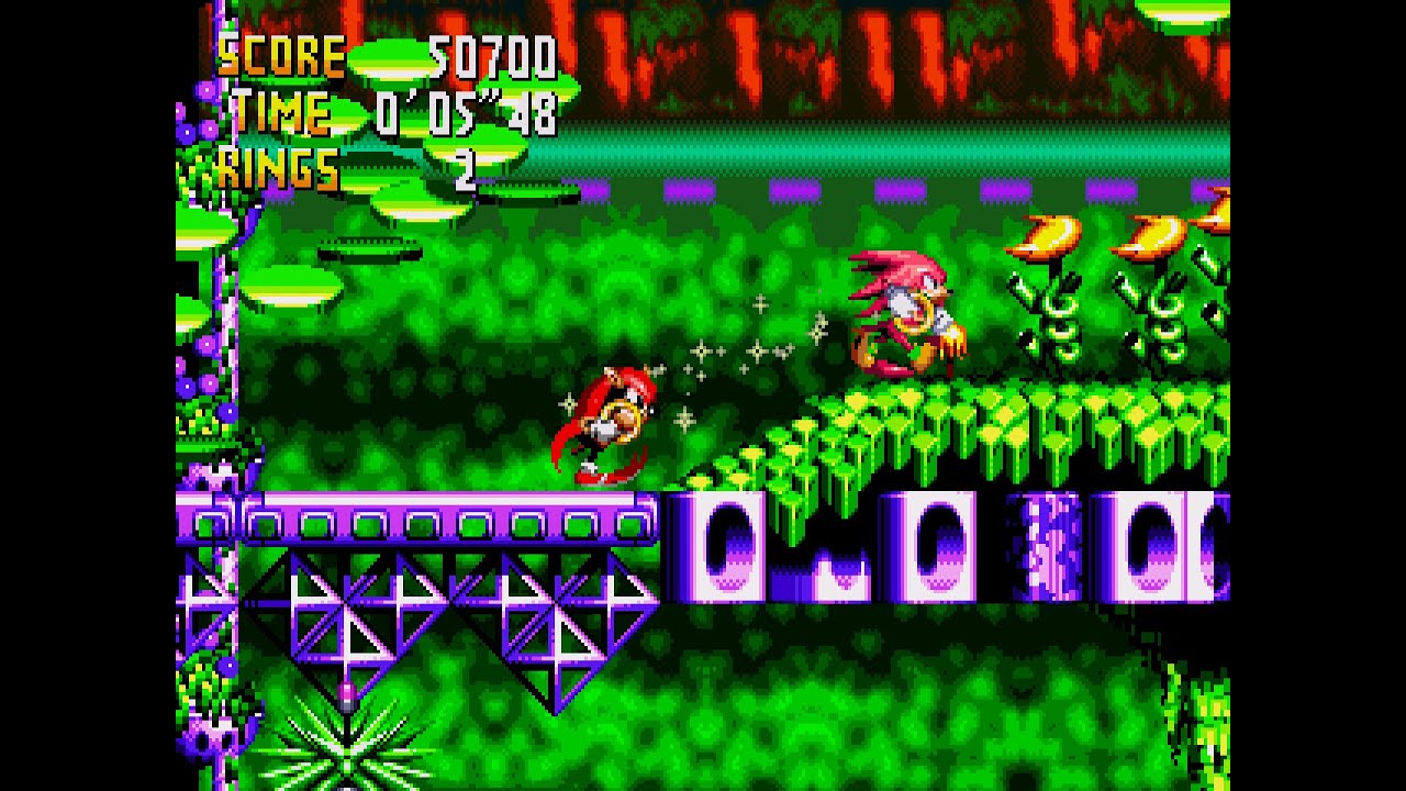 Knuckles' Chaotix [Part 2: Botanic Base] (No Commentary) - YouTube
