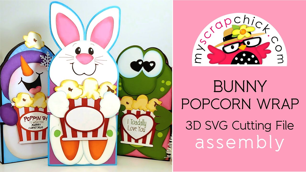 Popcorn Bunny Wrap Tutorial - YouTube