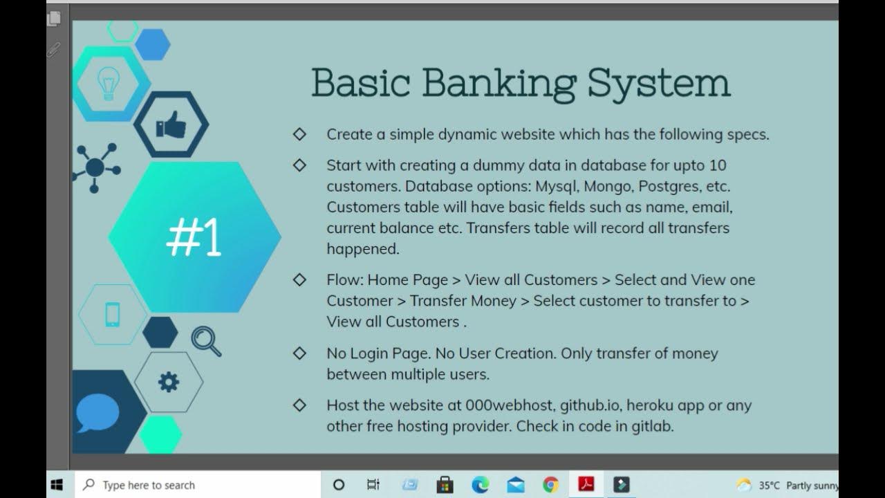 Basic Banking System Project with source code - YouTube