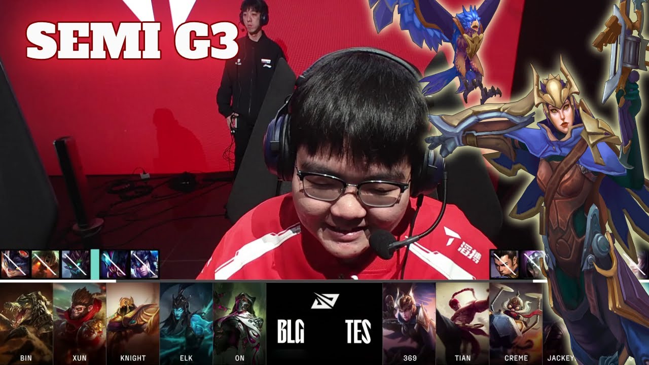 BLG vs TES - Game 3 | Semi Final S14 LPL Spring Playoffs 2024 ...