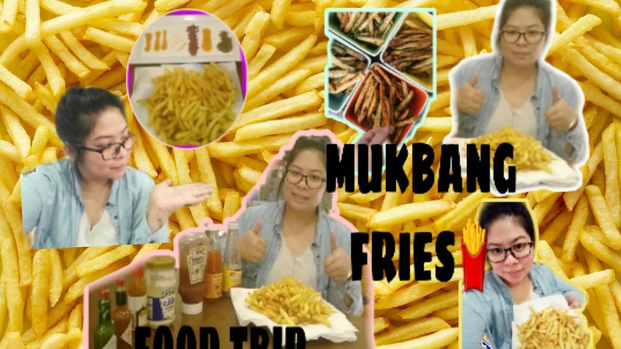 1 KG OF FRENCH FRIES MUKBANG - YouTube