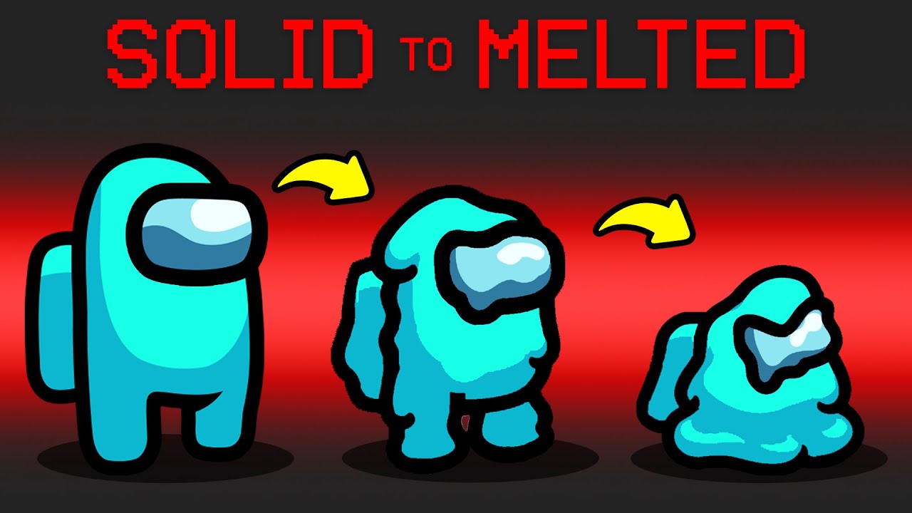 Solid to Melted Mod in Among Us - YouTube