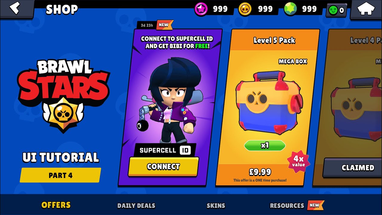 Game UI - Brawl Stars Supercell UI Tutorial Pt 4 - YouTube
