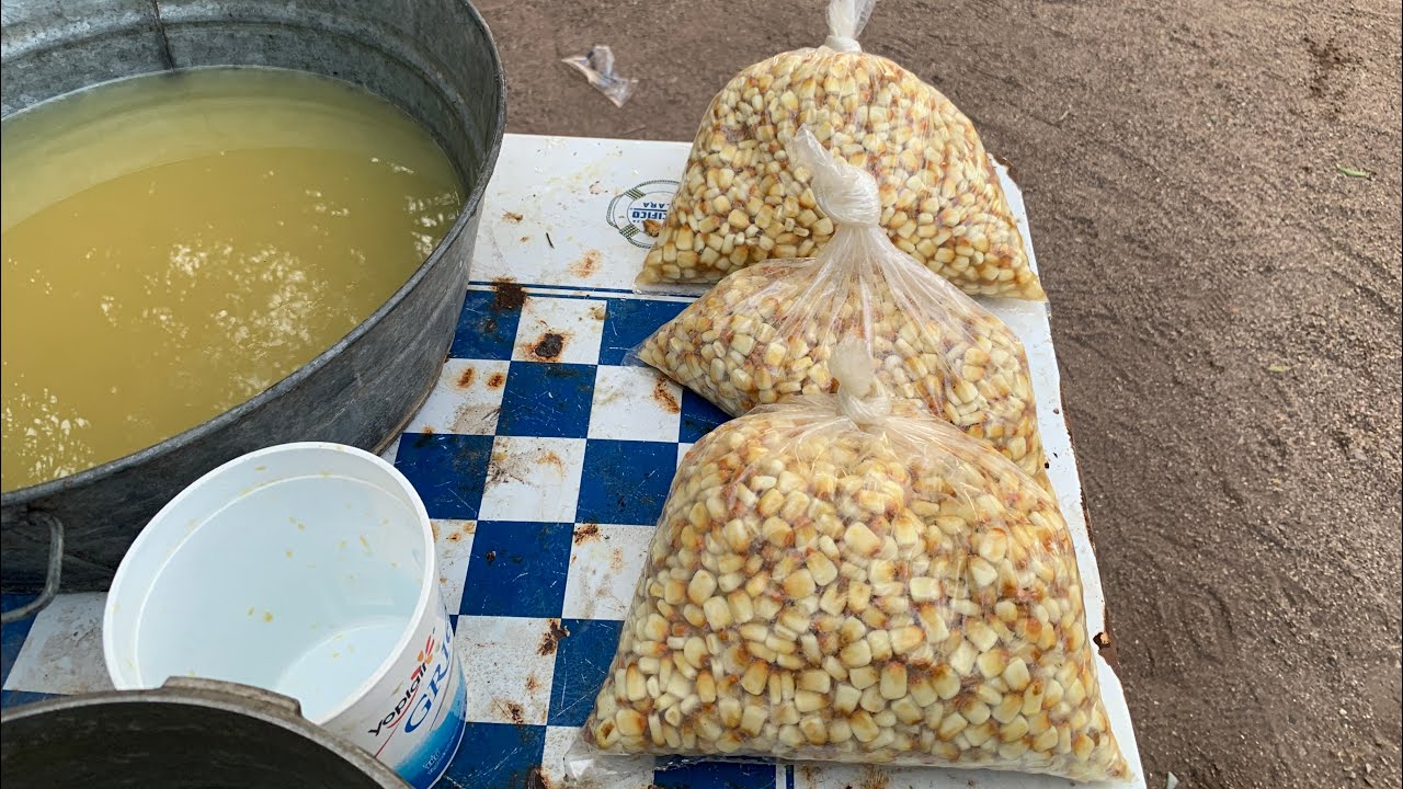 Como hago el nixtamal en el rancho !! - YouTube