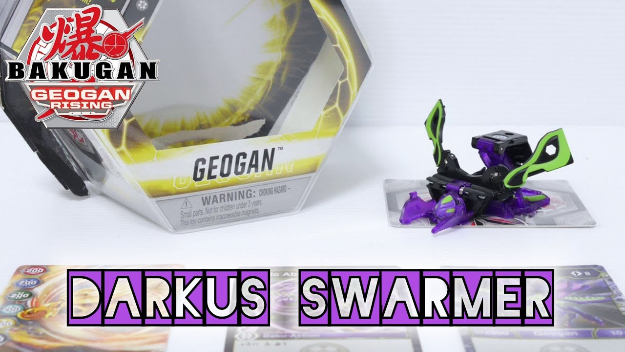 DARKUS SWARMER Geogan Single Pack | Geogan Rising | BAKUGAN UNBOX - YouTube