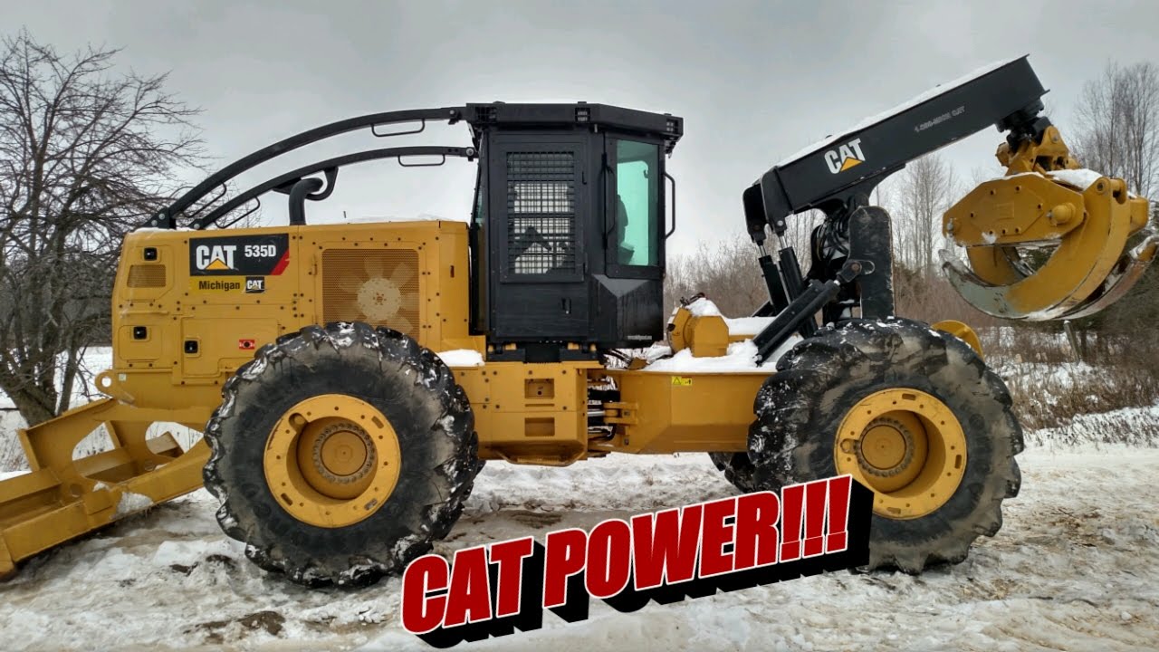 CAT 535D RIDE ALONG!!! - YouTube