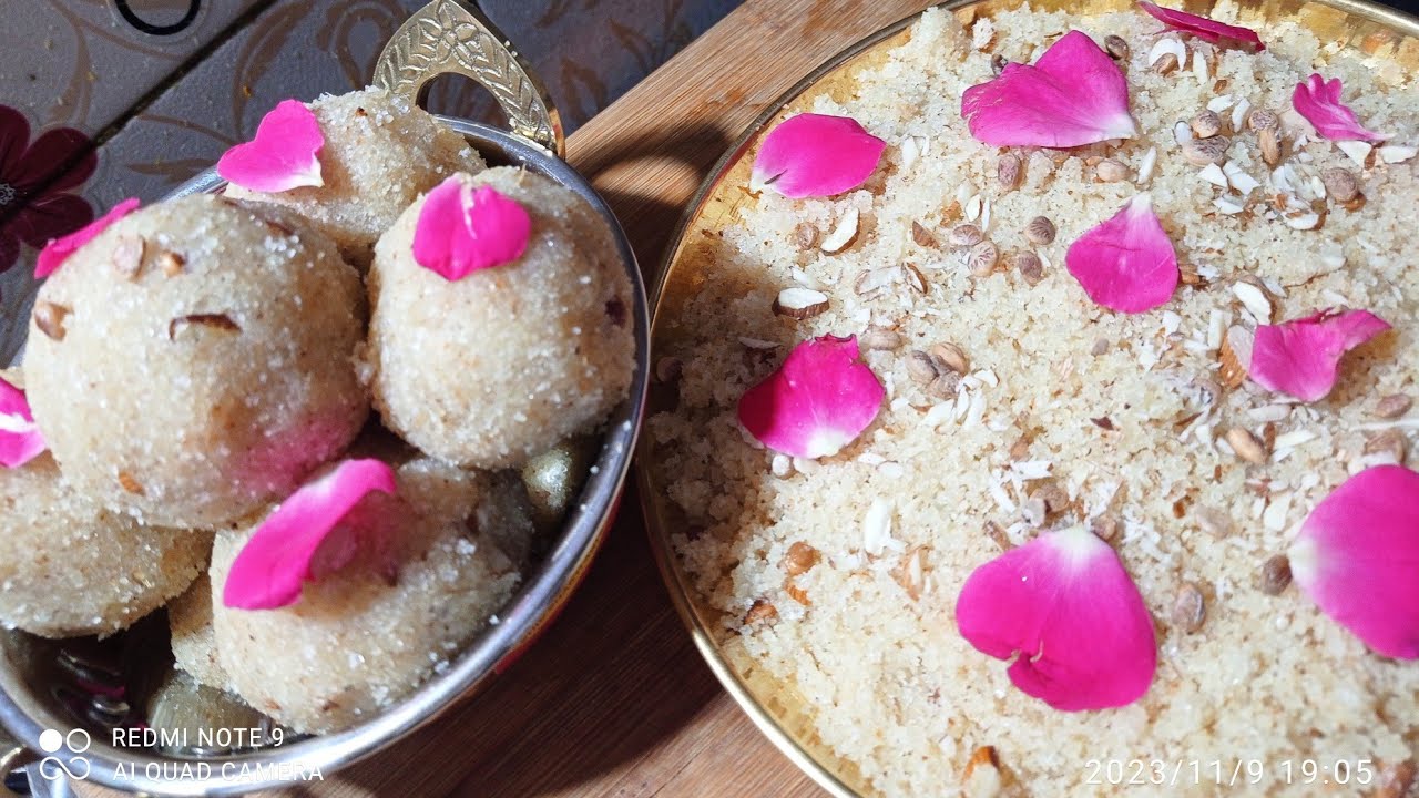 Malida ladoo|| Malida ladoo recipe || how to make old and traditional ...